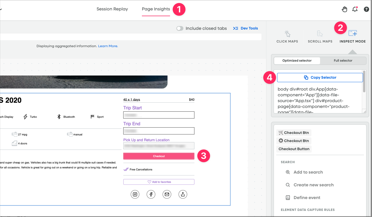 Tips for Choosing CSS Selectors – Fullstory Help Center