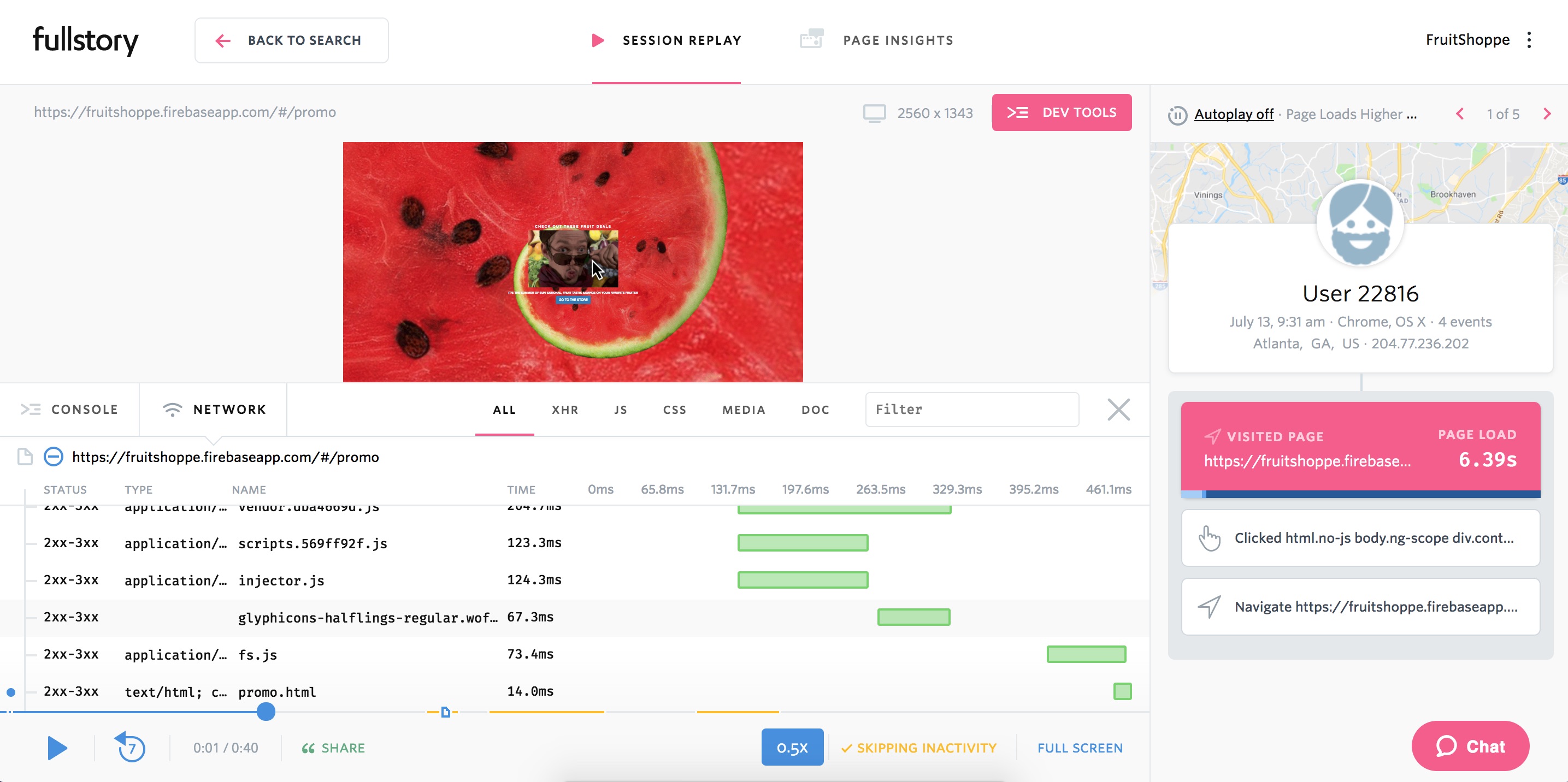 Page Speed Metrics – FullStory Support