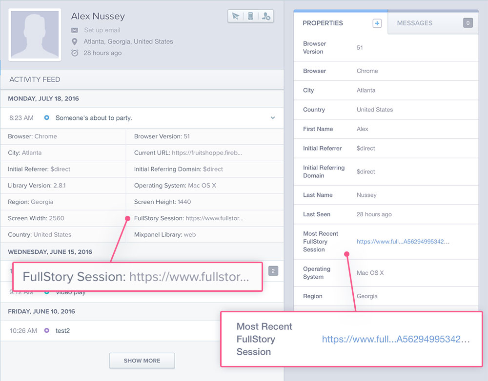 Mixpanel – Fullstory Help Center