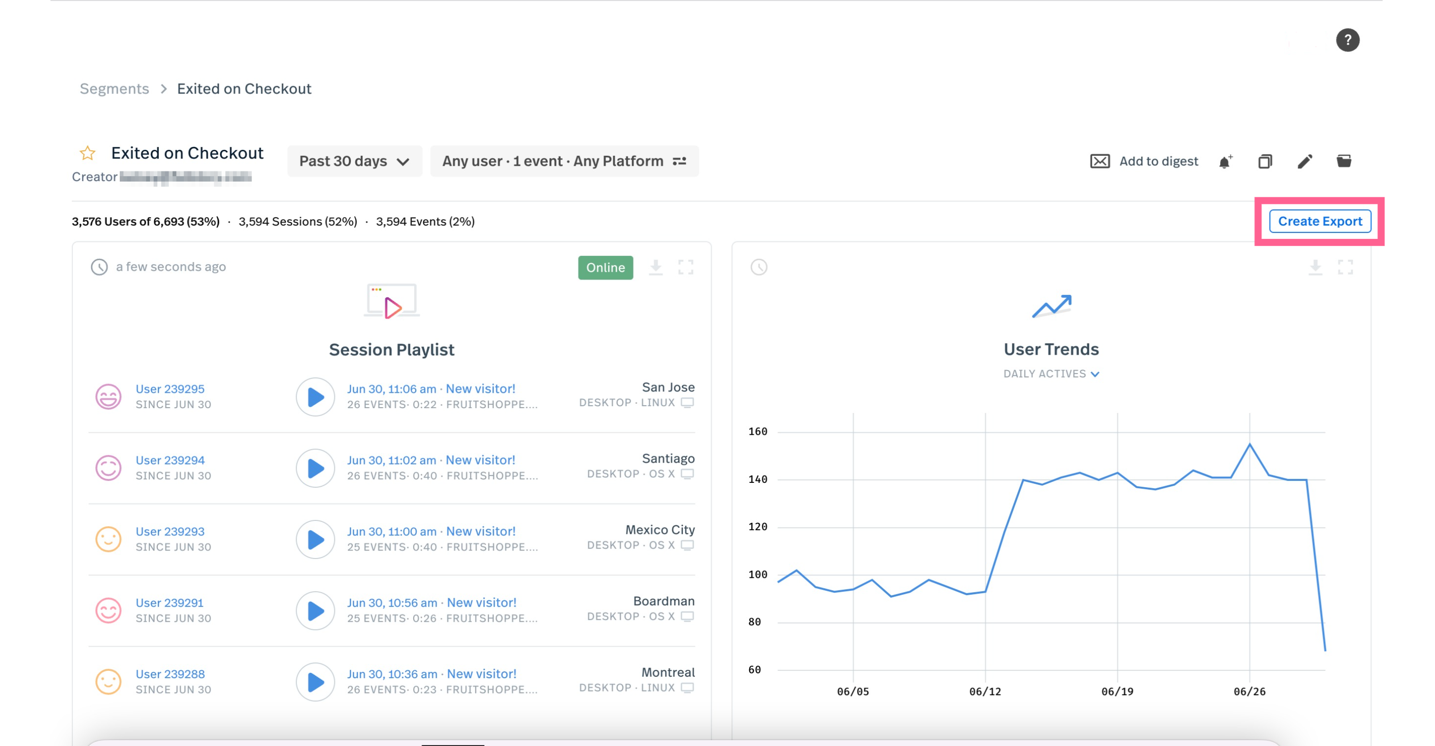 Segment Export - Overview – Fullstory Help Center