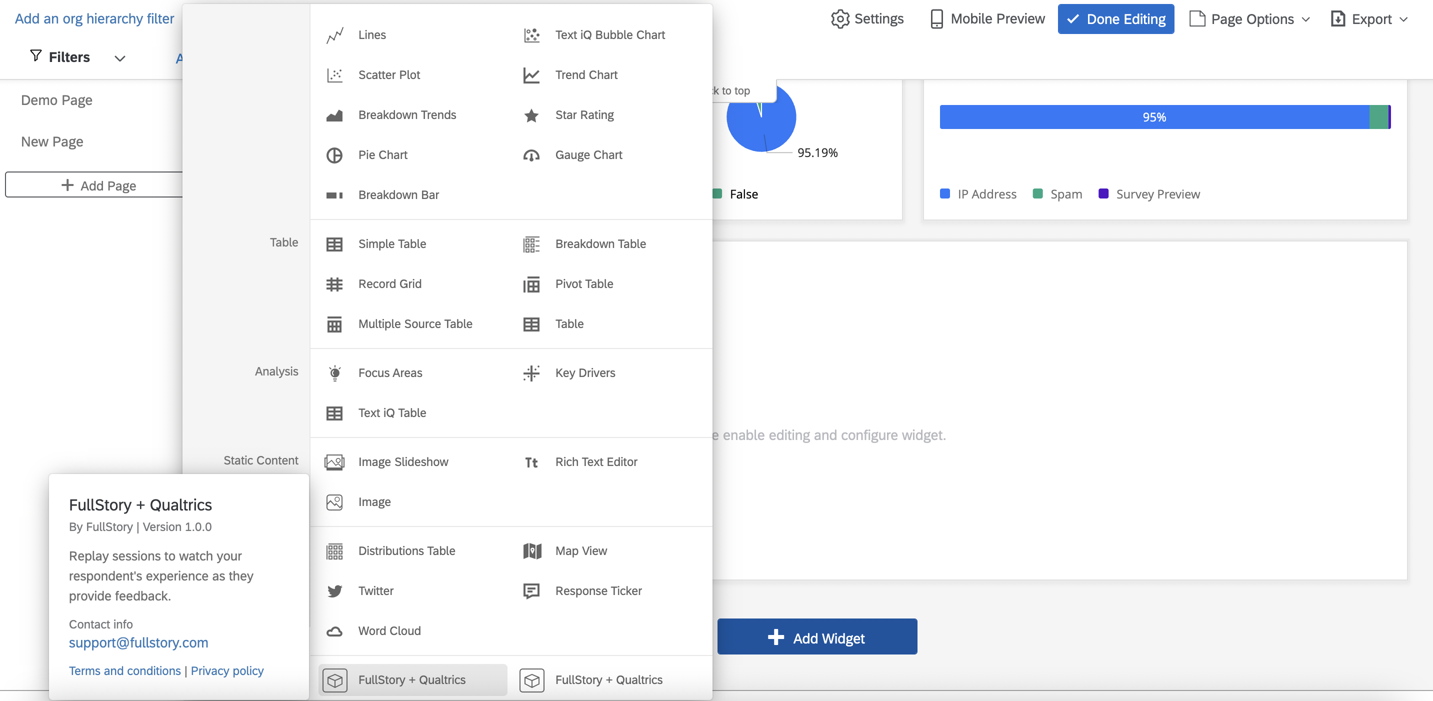 Qualtrics – FullStory Support